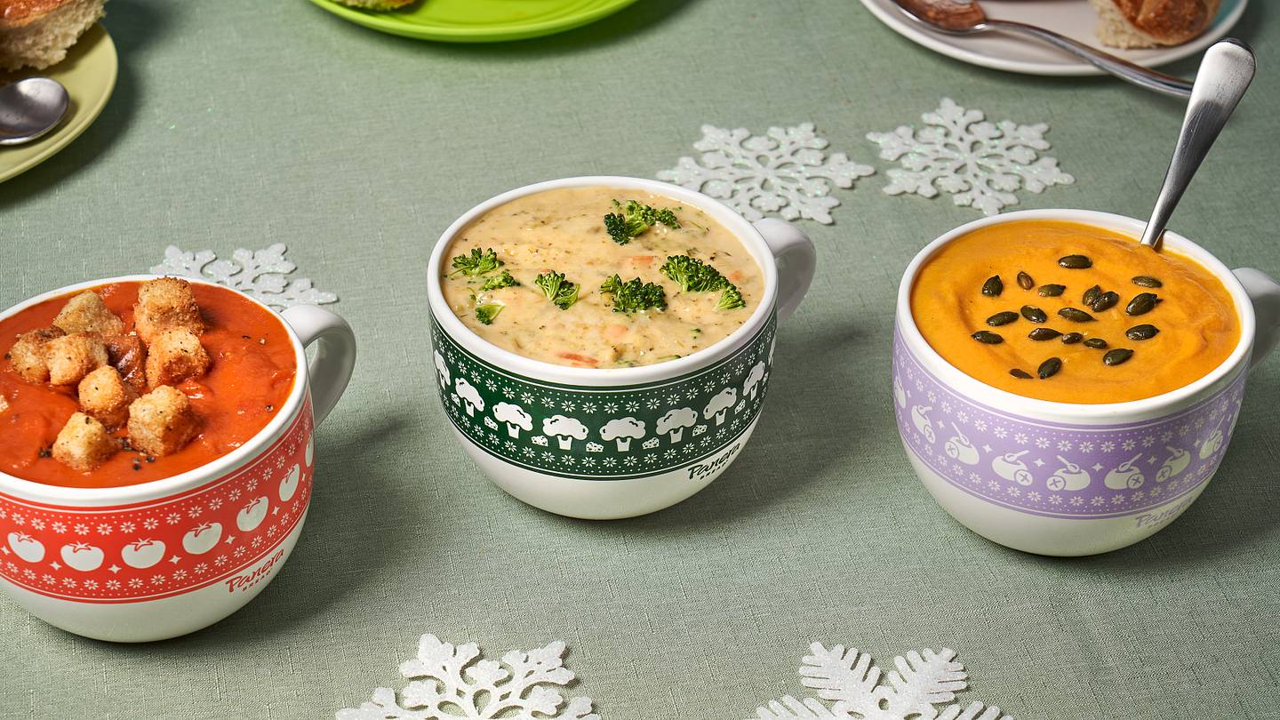 Panera brings all the cozy feels with new holiday soup cups