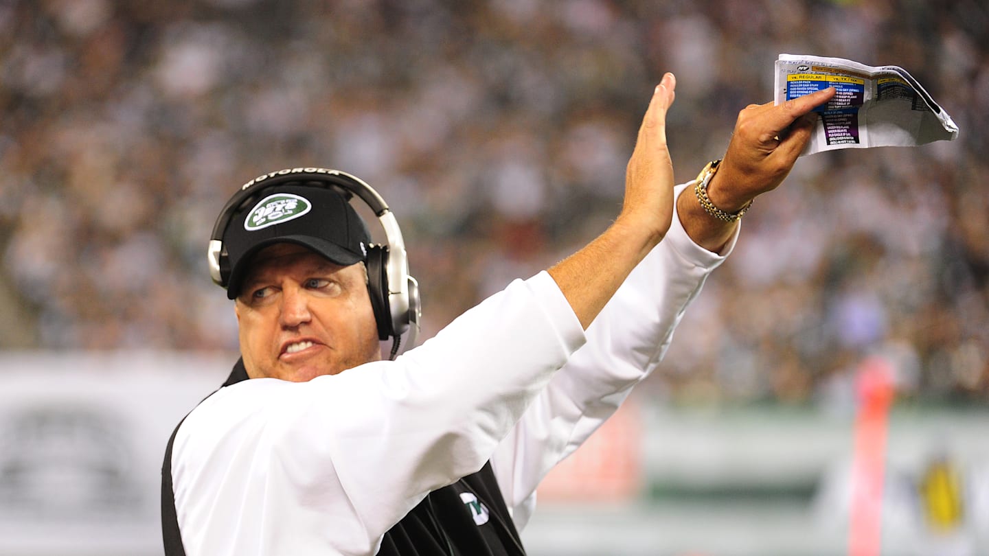 Rex Ryan's "rugby balls" theory about the Ravens drops got destroyed ...