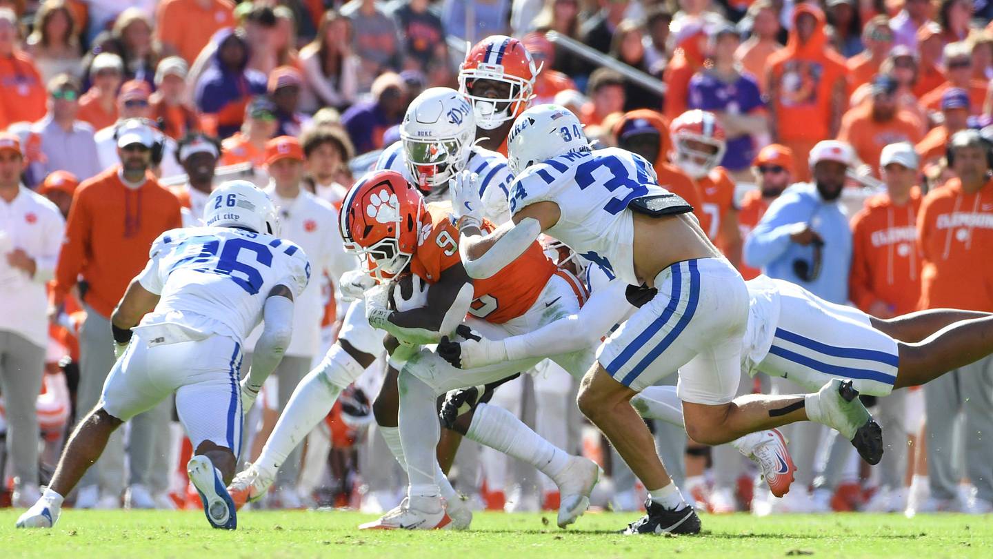 Three Clemson Games Ranked in Top 100 Games of College Football Season