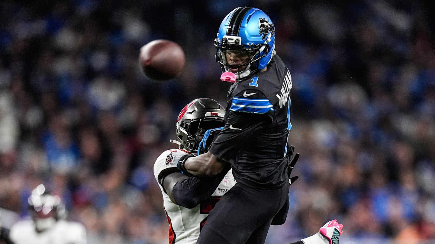 Jameson Williams' Impact Fizzling in More Than One Way for Lions