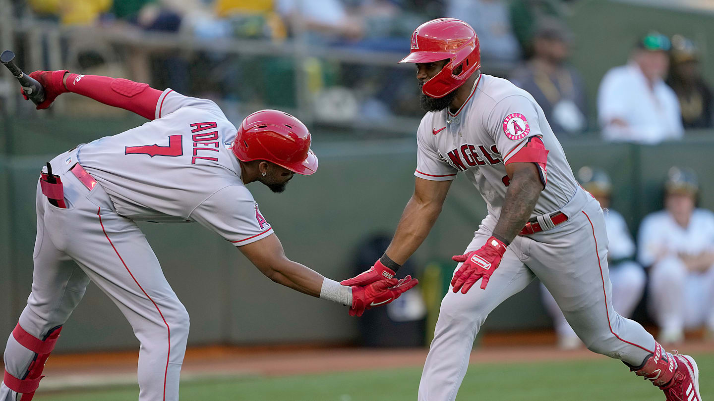 Angels players with minor-league options on the 40-man roster