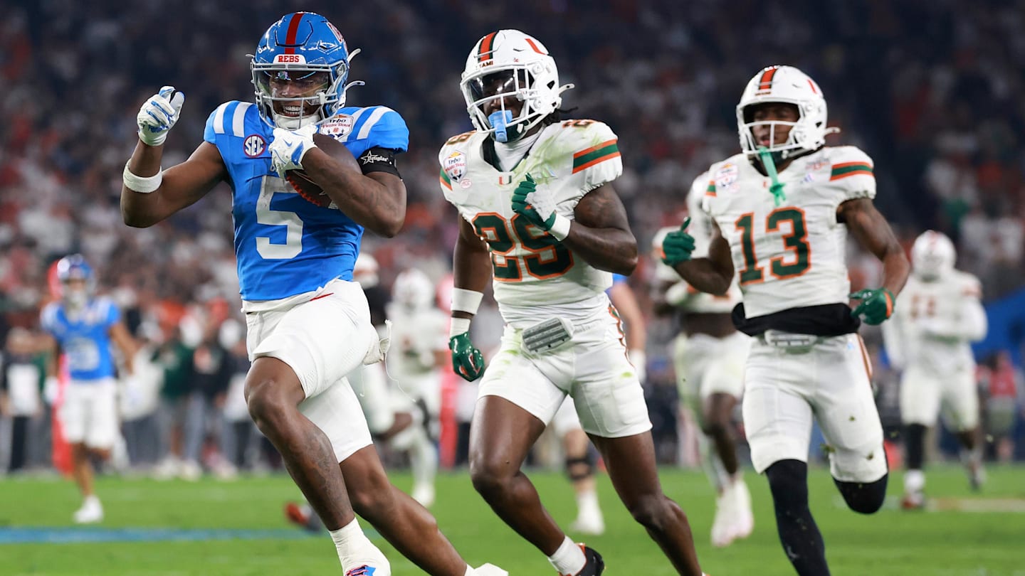 Ole Miss Football Running Back Kewan Lacy Injury Update Amid Miami ...