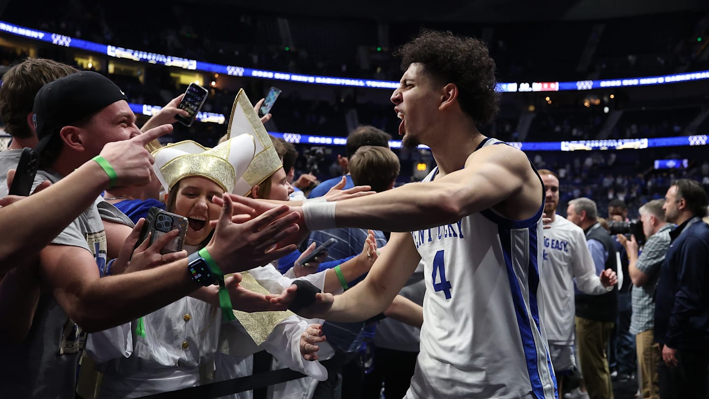 Kentucky basketball's Koby Brea in historic three point company