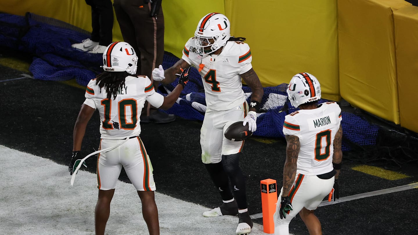 Mark Fletcher Jr. made incredible CFP history despite Miami's devastating title loss