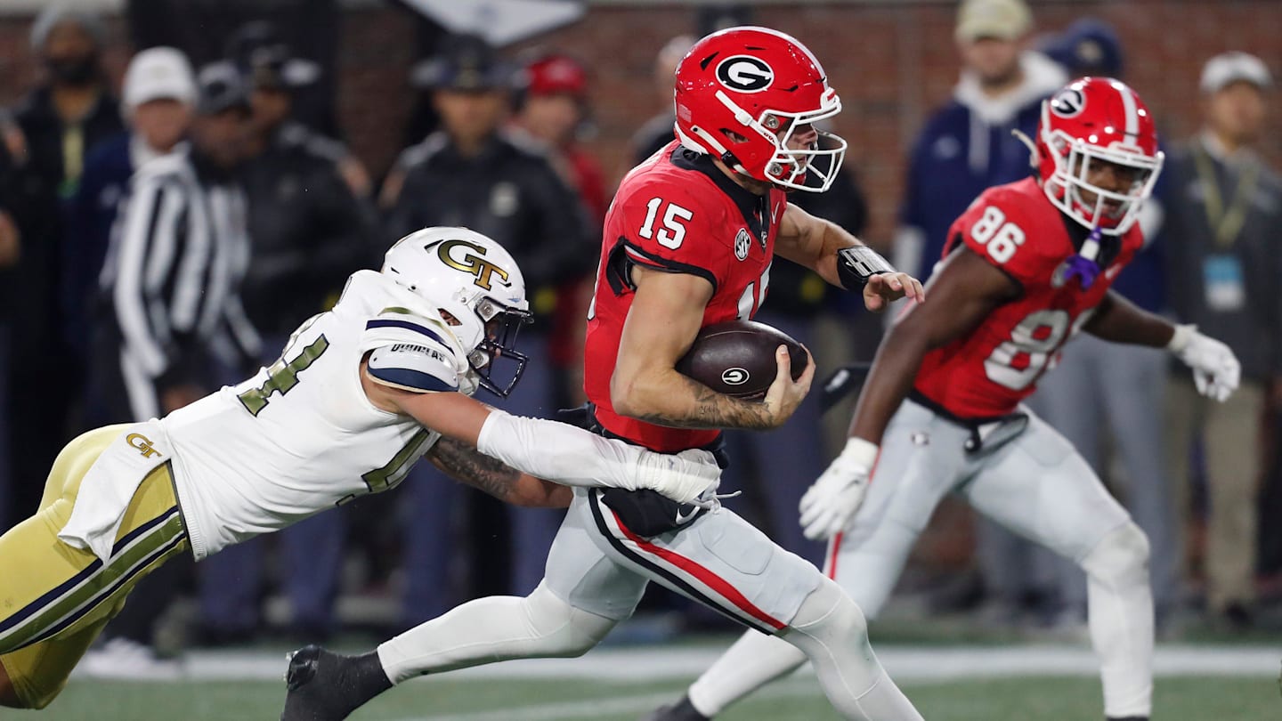 Georgia Football vs Georgia Tech Betting Line Released