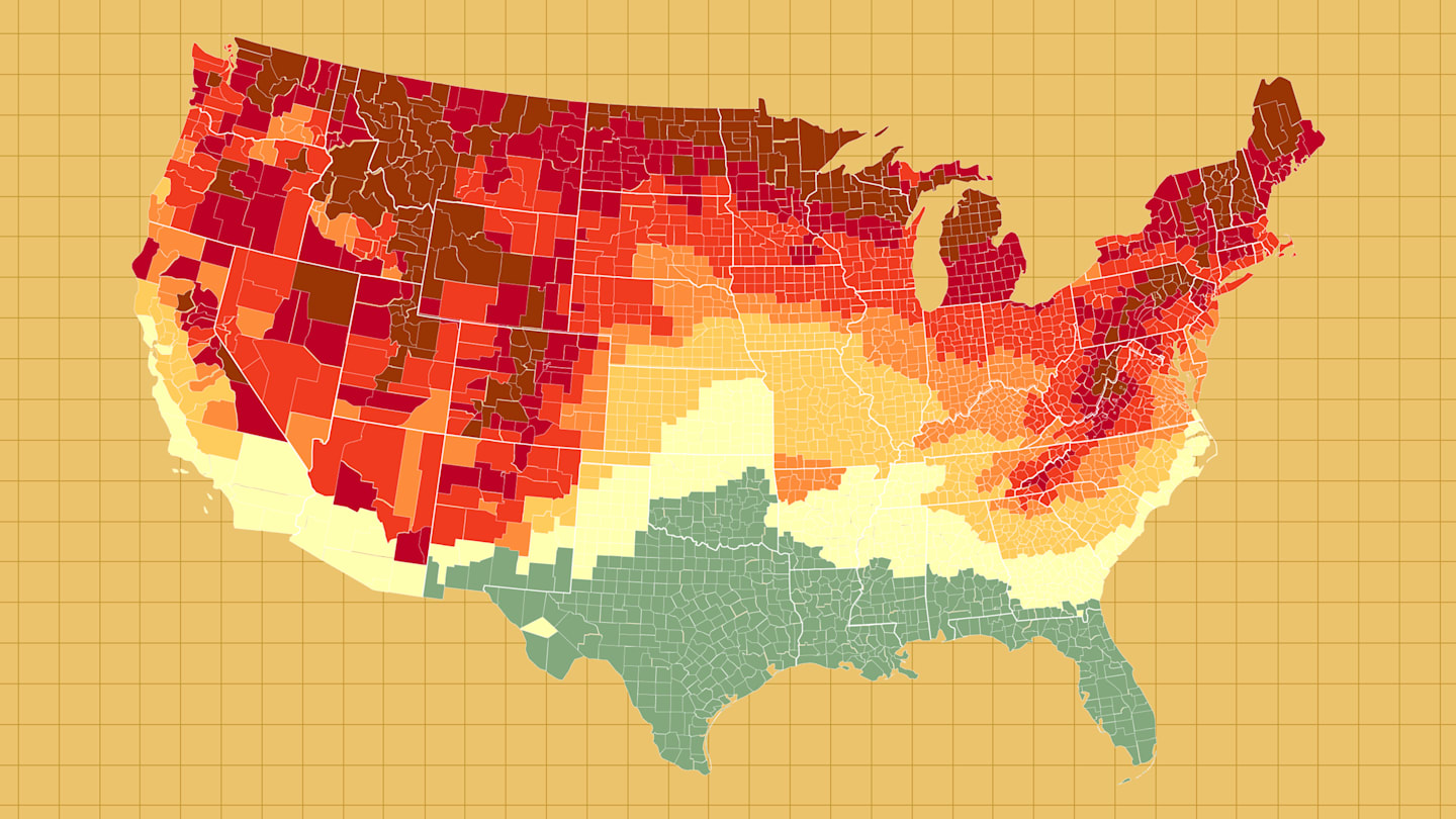 Interactive Foliage Map Shows When Fall Colors Will Peak in 2025
