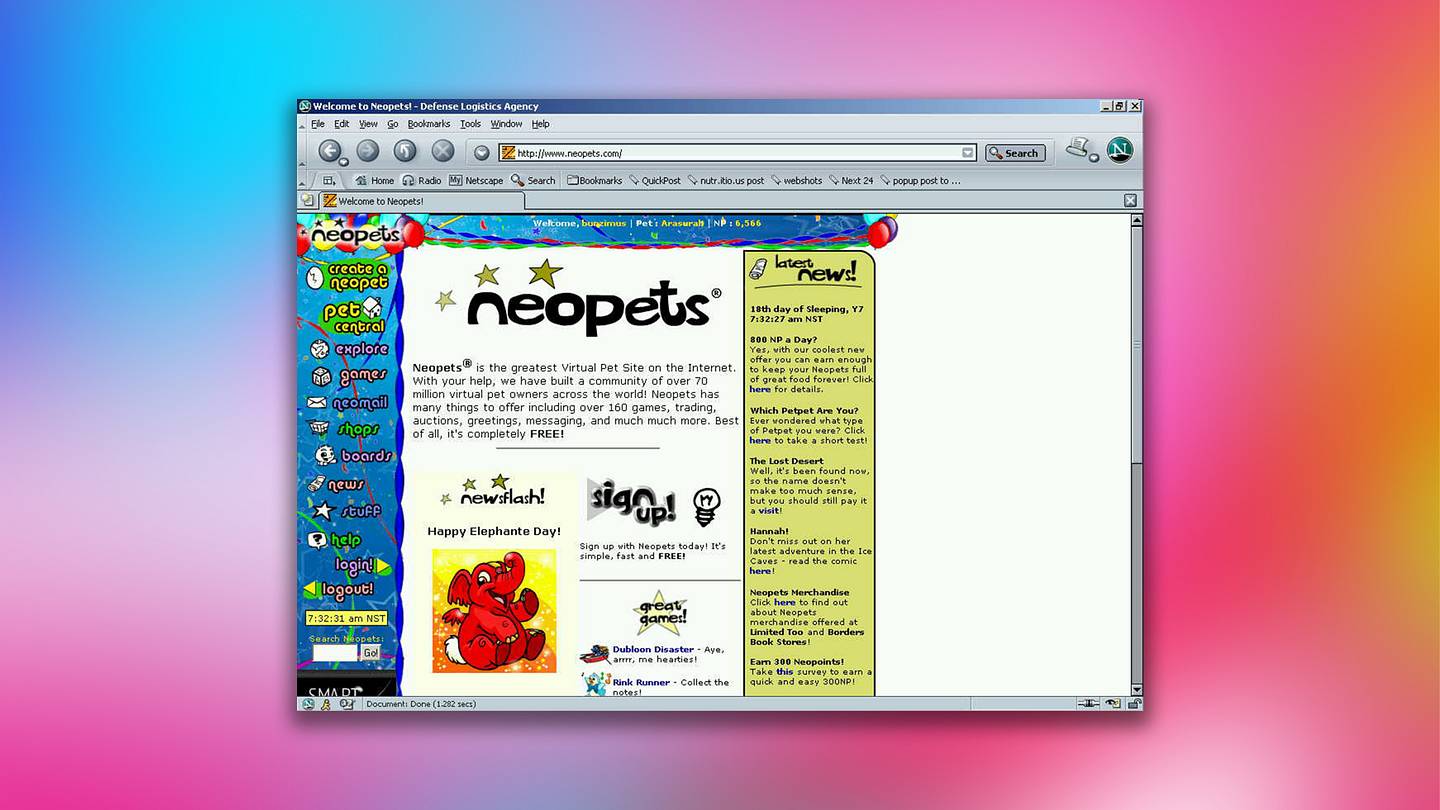 A Brief History of Neopets