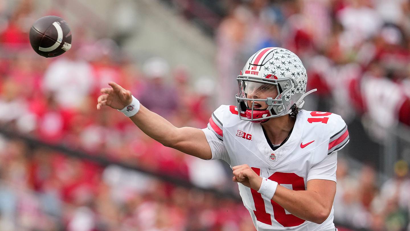 Ohio State's aerial assault is the main reason they beat the Badgers
