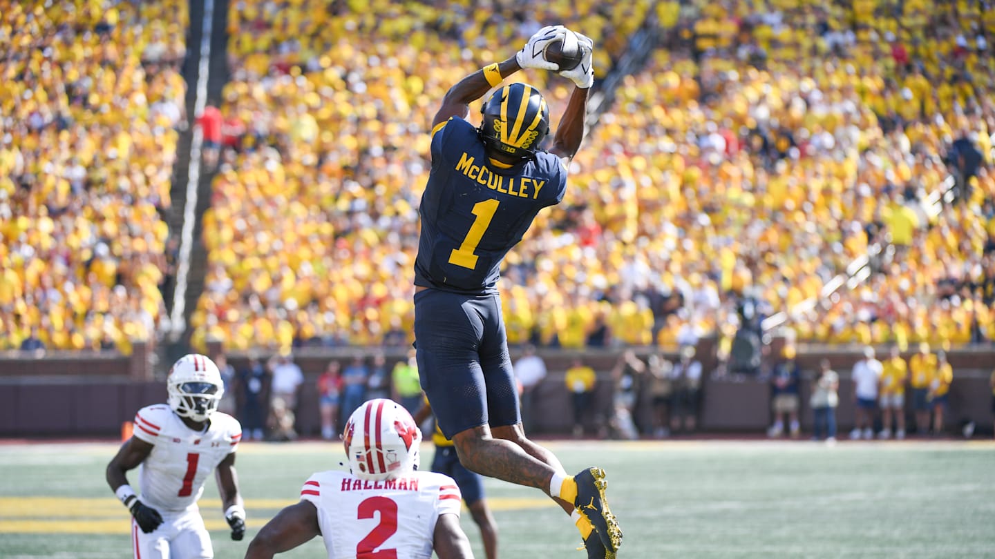 Former Indiana WR Donaven McCulley, sparks Michigan's offense for ...