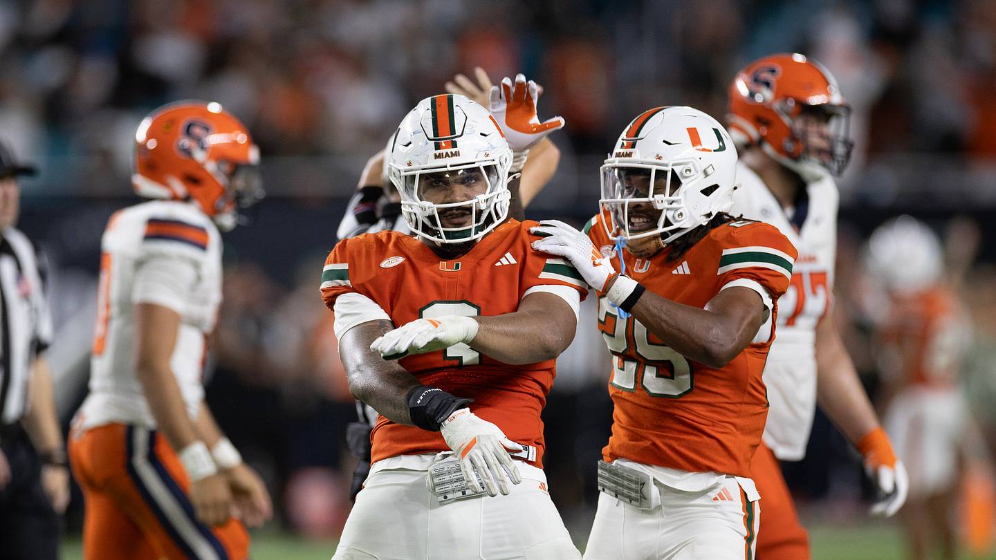 6 Miami players named Pro Football Focus week 11 All-ACC