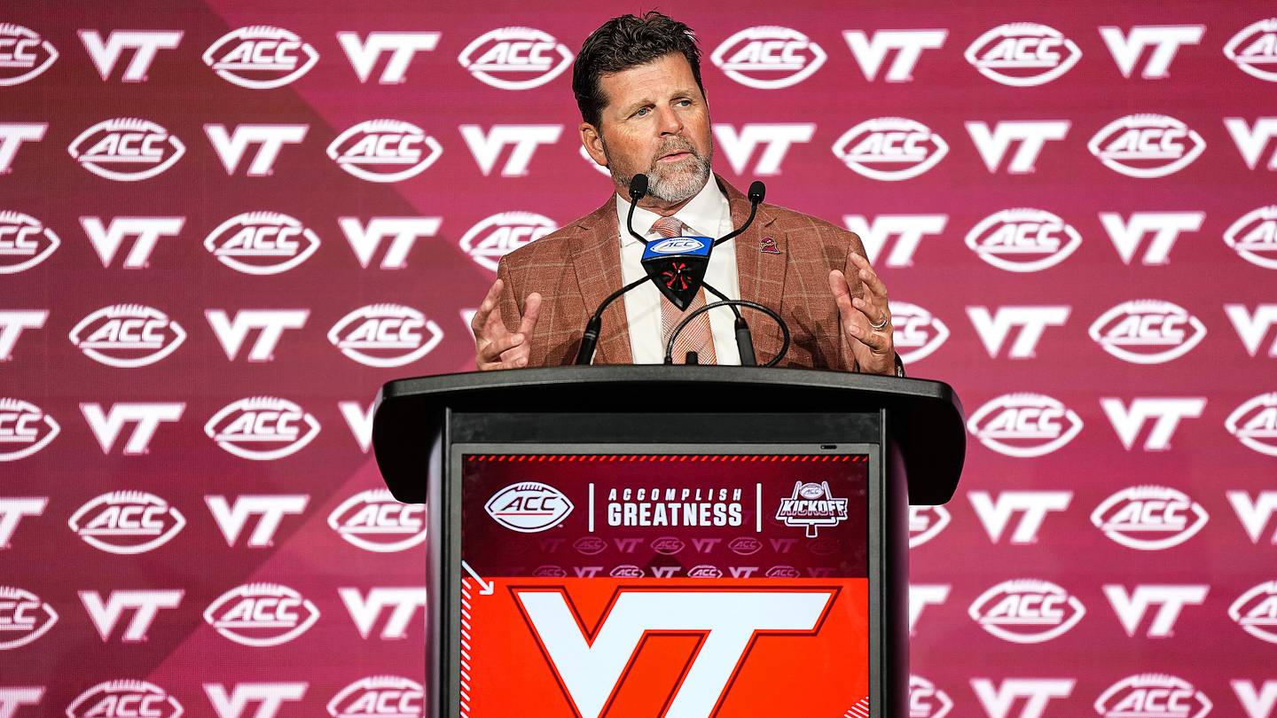 ESPN analyst puts Virginia Tech coach Brent Pry squarely on the hot ...