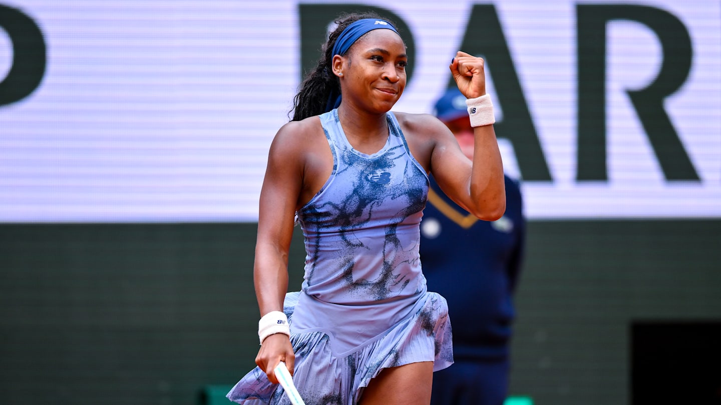 Coco Gauff moves on to round three and then takes the French Open to ...