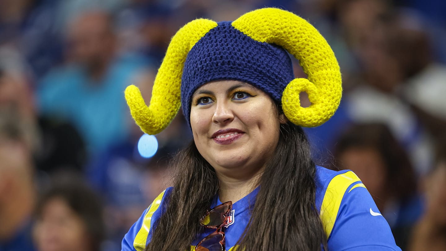 Eagles versus Rams vibe check: The 70 Rams fans we could find are happy ...