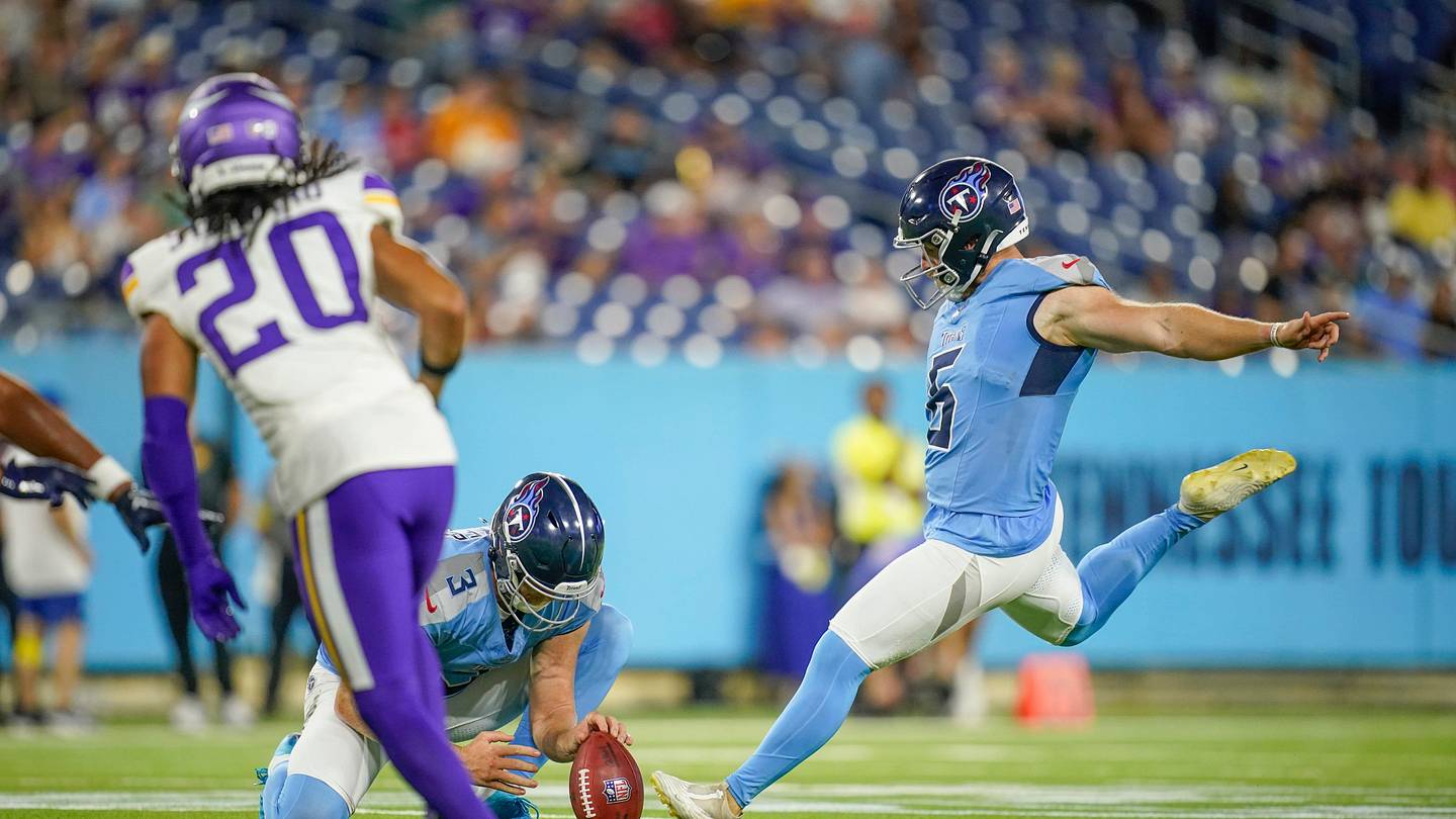 Titans Kicker Sets Unofficial Franchise Record