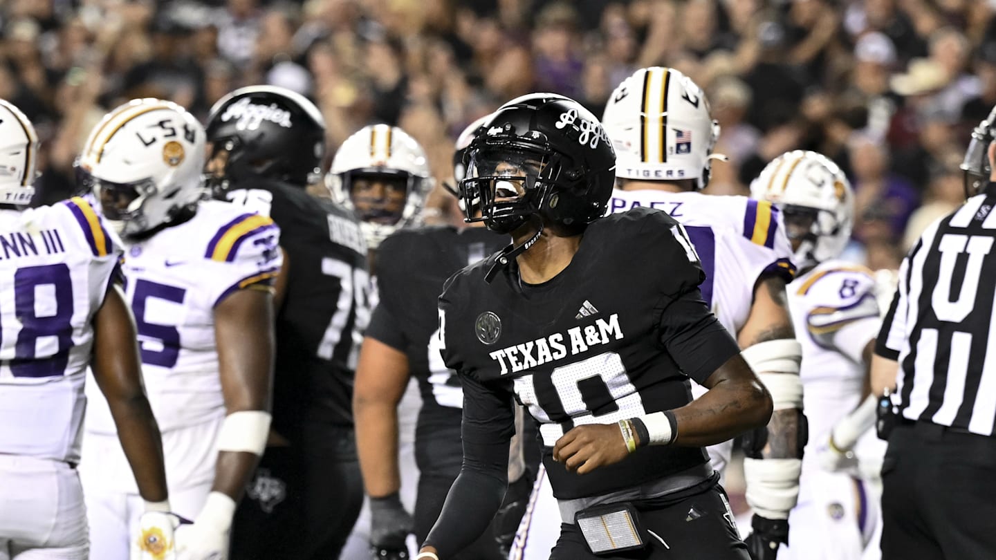 Marcel Reed Announced As Starting Quarterback For Texas A&M Against South Carolina