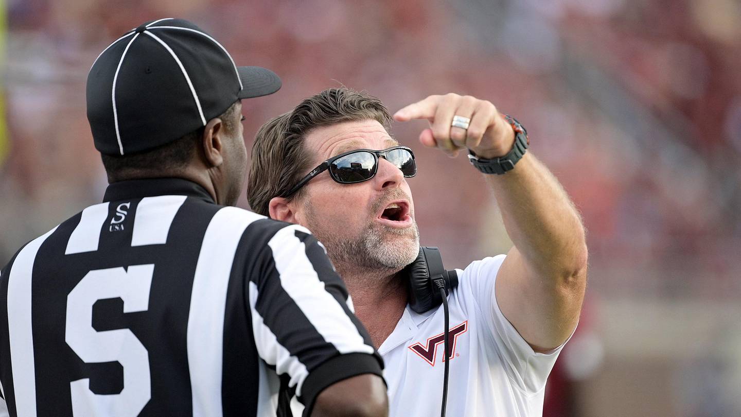 Virginia Tech football coach Brent Pry sends message to his returning ...