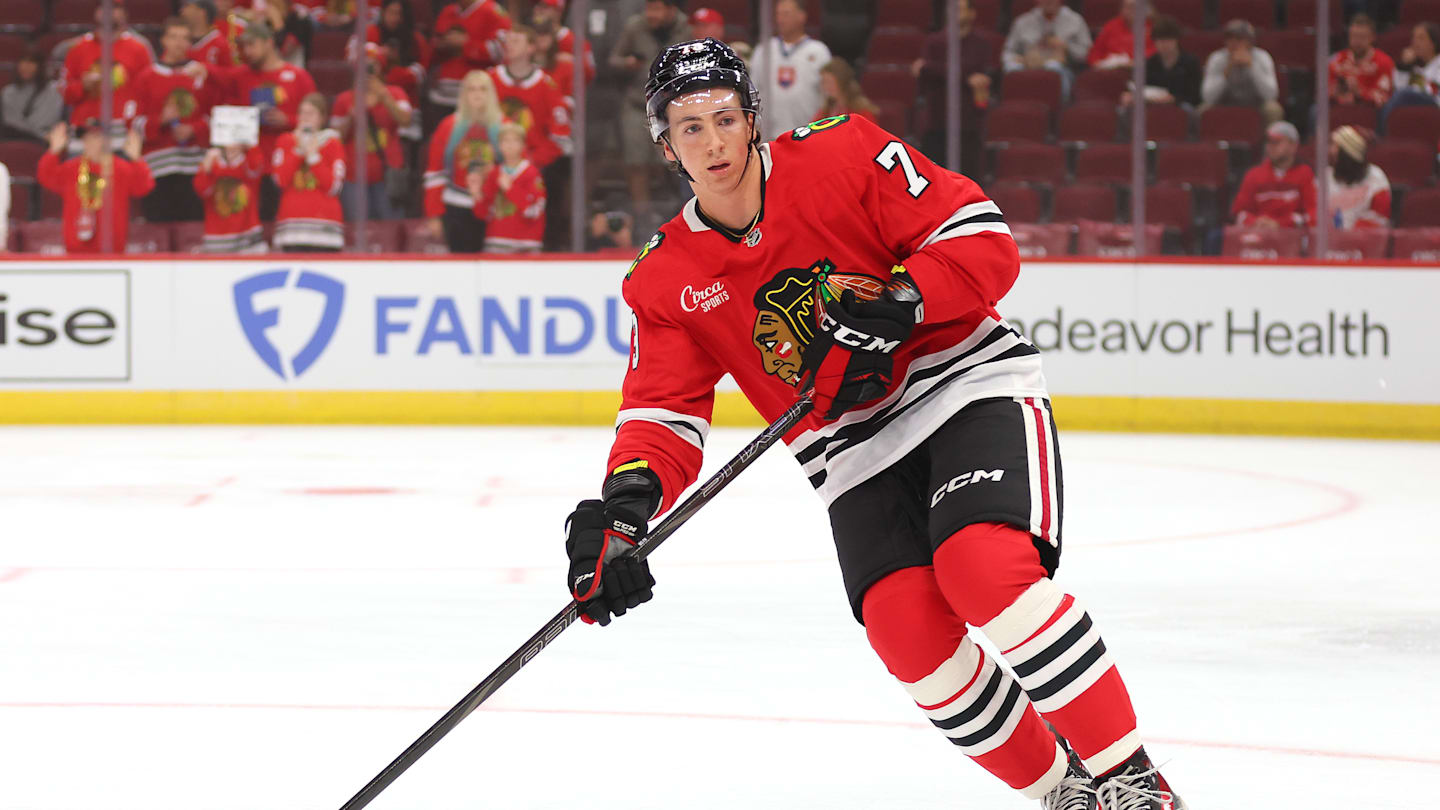 Chicago Blackhawks News: AJ Spellacy signs his entry-level contract ...