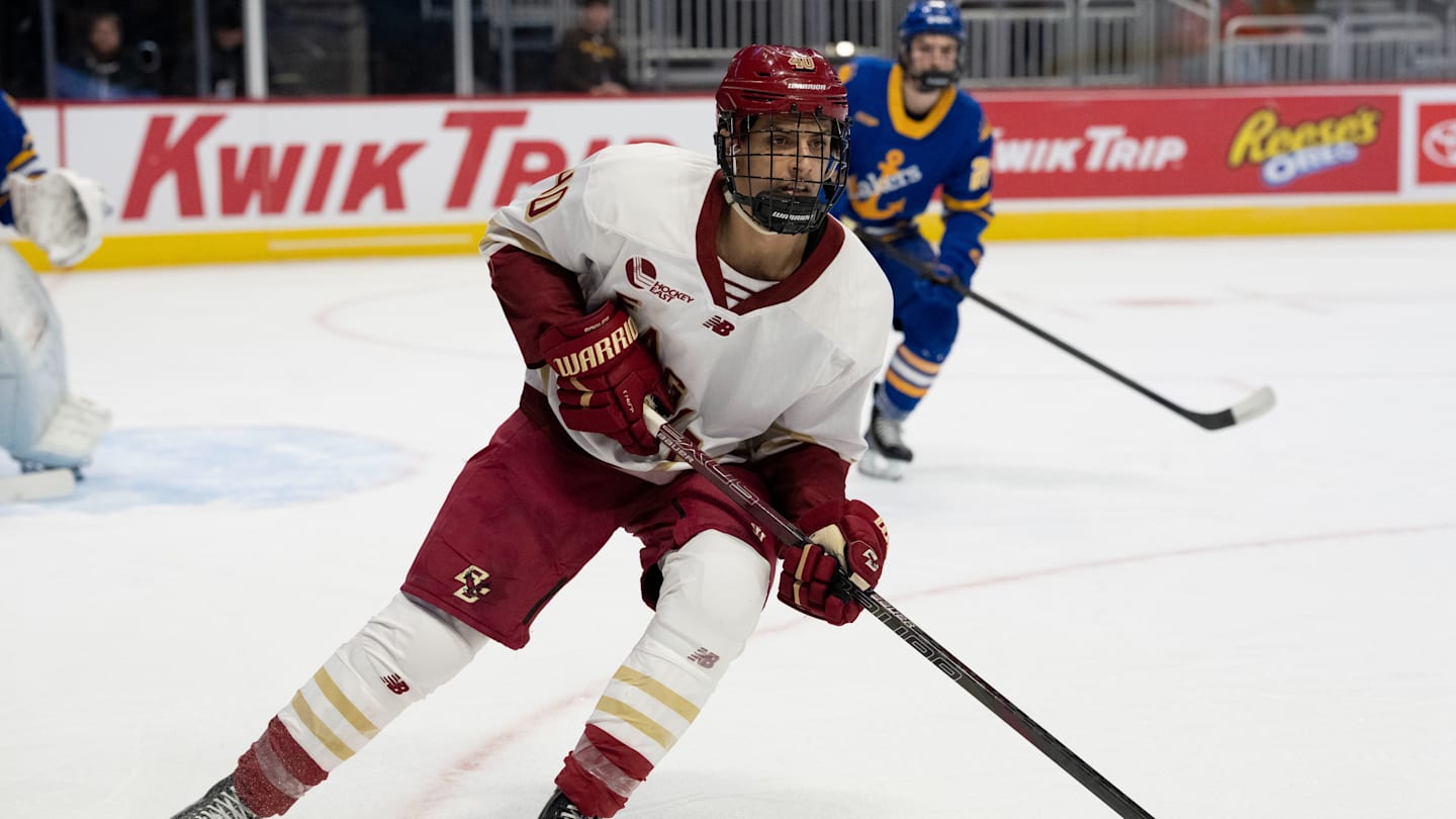 No. 13 Boston College Men's Hockey Takes Third Place at Kwik Trip ...