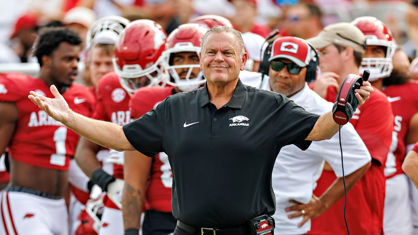 Sam Pittman did his part taking some much-needed pressure off Luke ...