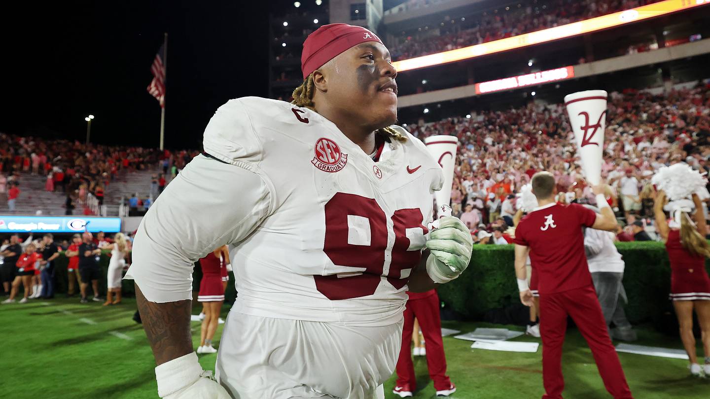 Alabama DT provides bulletin board material for Georgia that he will regret
