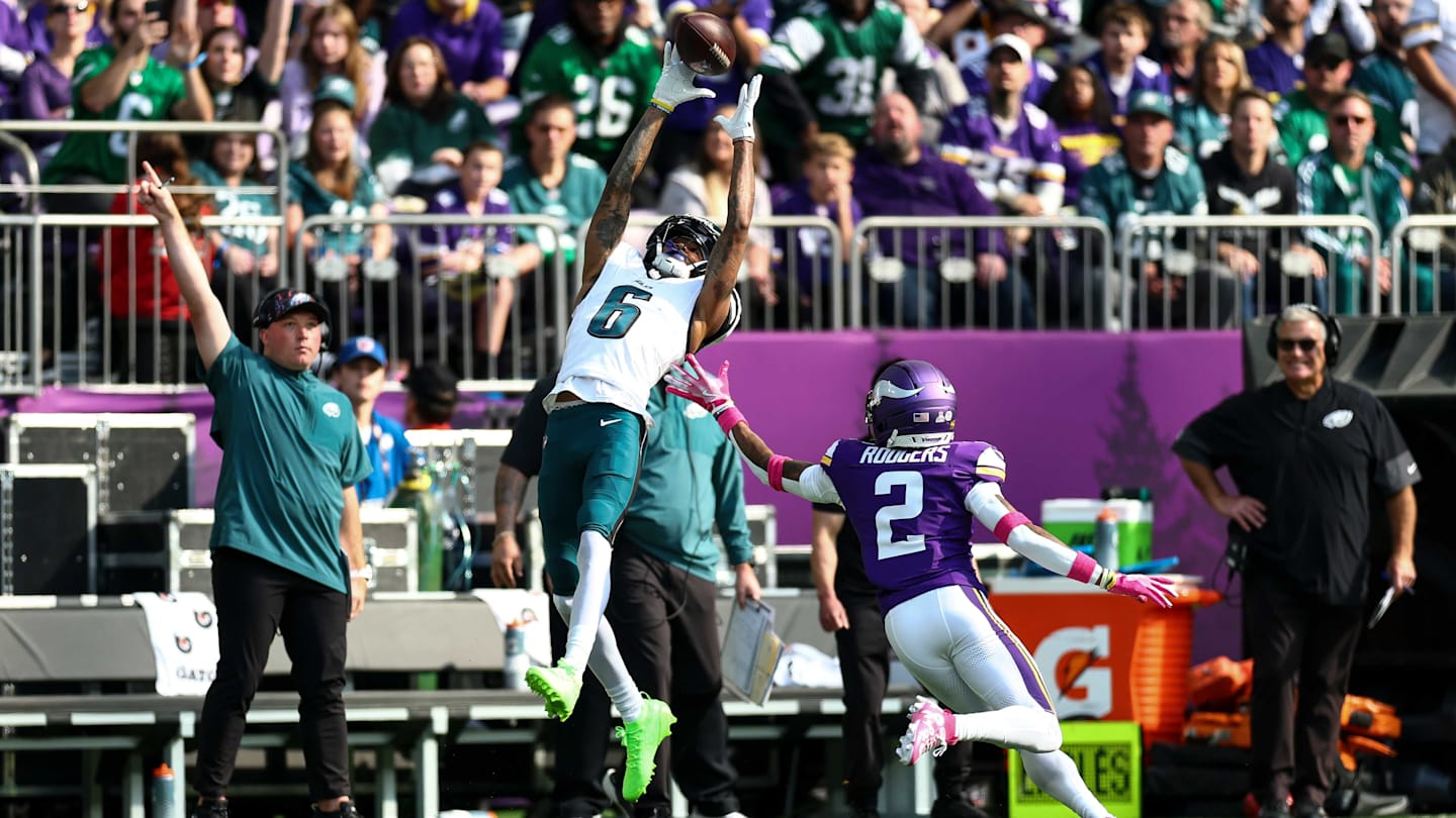 It took seven games for Eagles to realize DeVonta Smith is a number one ...
