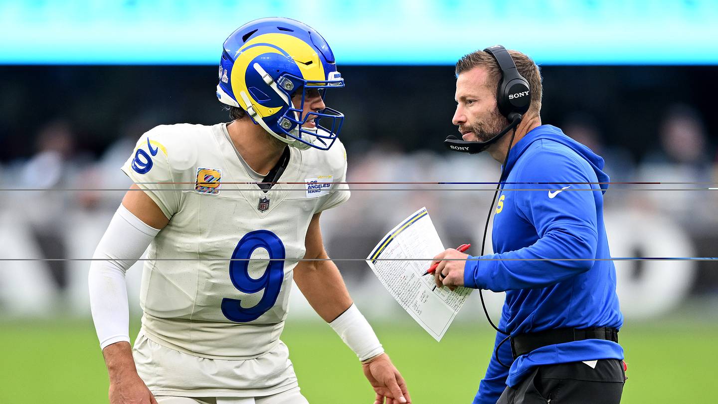 Sean McVay nearly fell out of his chair over this Matthew Stafford rumor