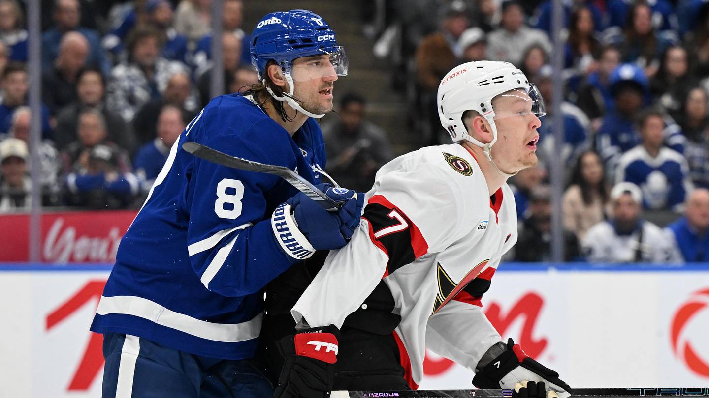 Max Domi scores OT winner in Game 2 against Sens; Leafs take 2-0 series ...