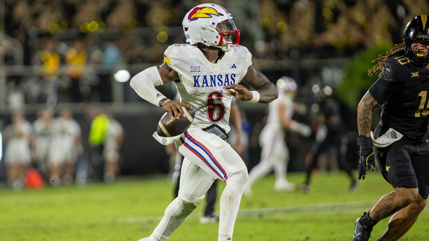 Not enough people are talking about Kansas quarterback Jalon Daniels's performance in 2025