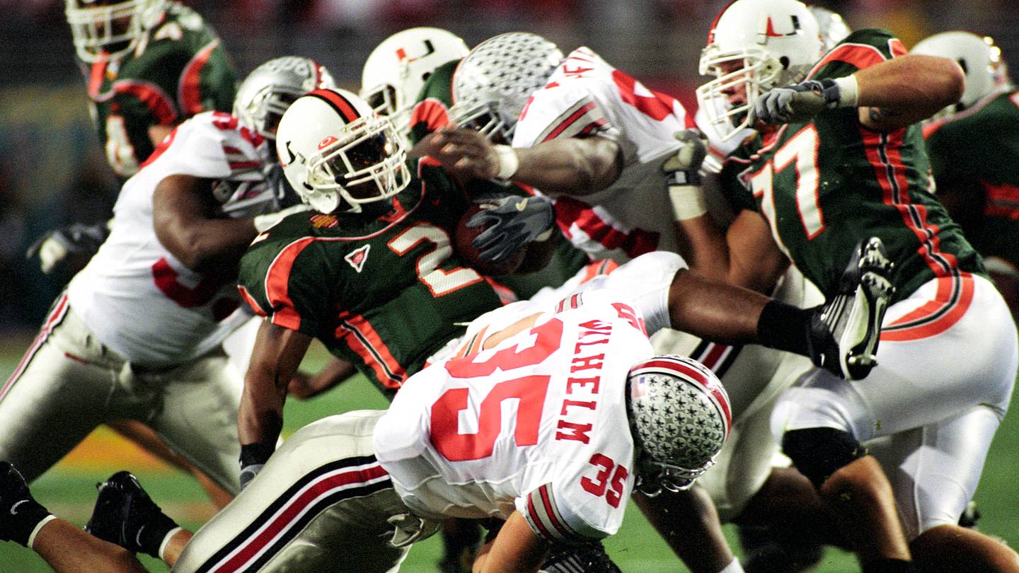 Full matchup history between Miami and Ohio State