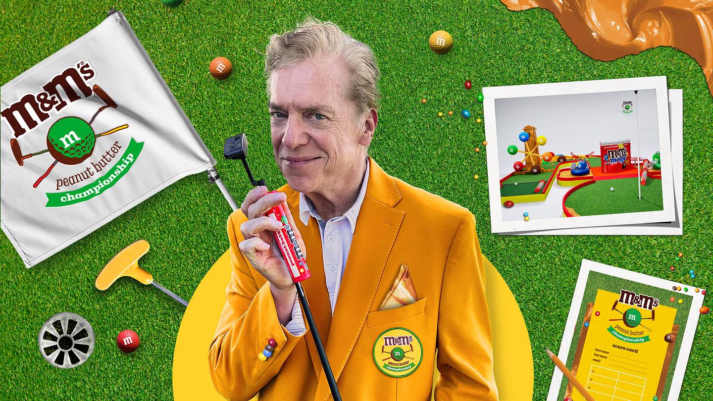 Christopher McDonald and M&M’S sink the perfect mini-golf putt, interview