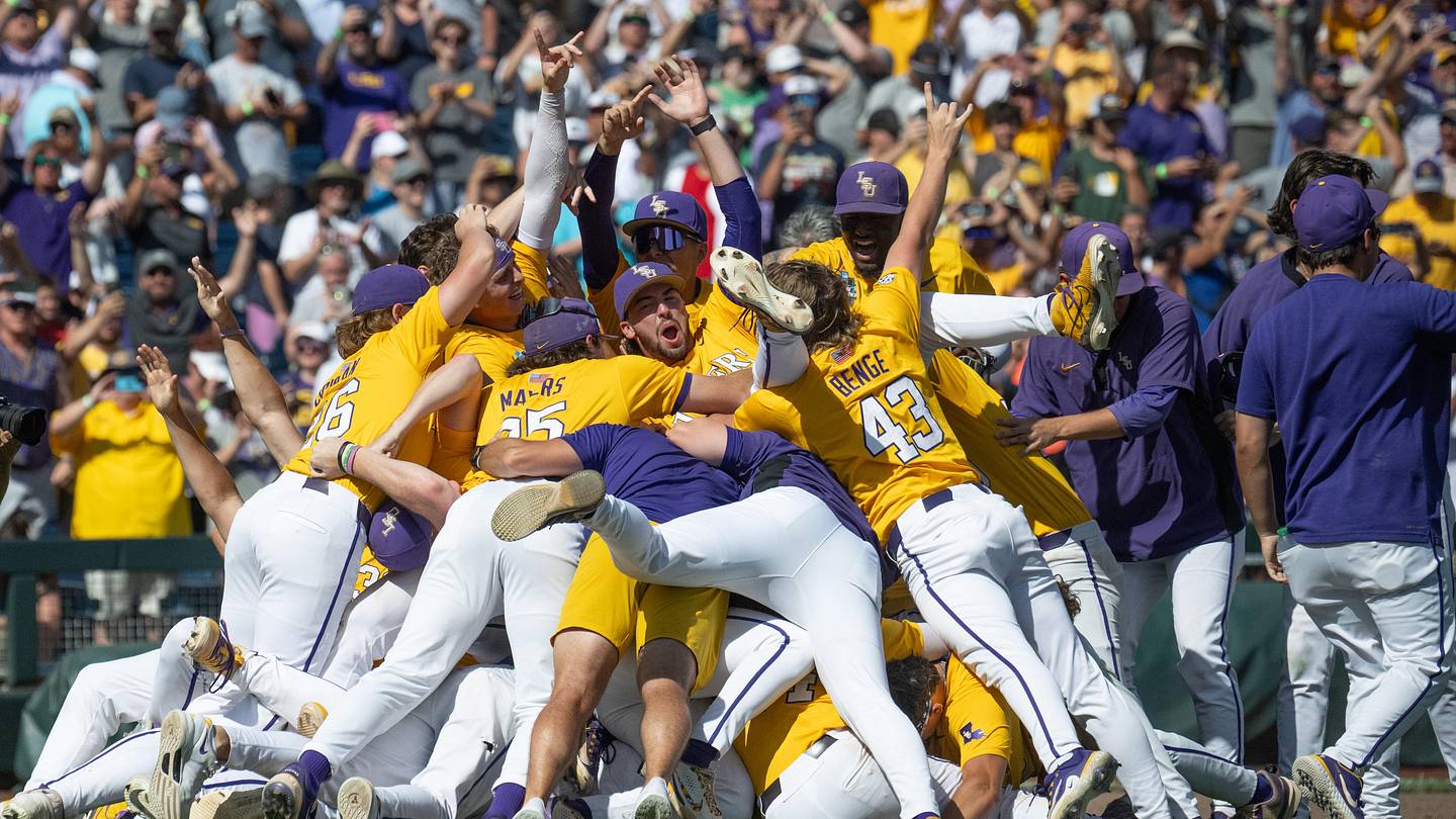 LSU's Men's College World Series Win Extends SEC's Streak of Baseball ...