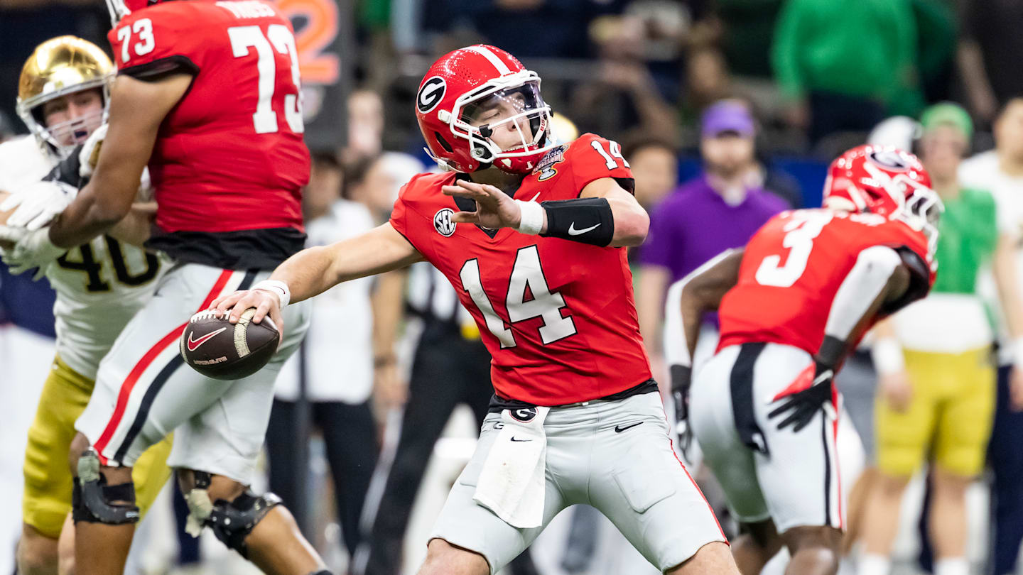 Kirby Smart praises Gunner Stockton for the work he did as Georgia’s backup
