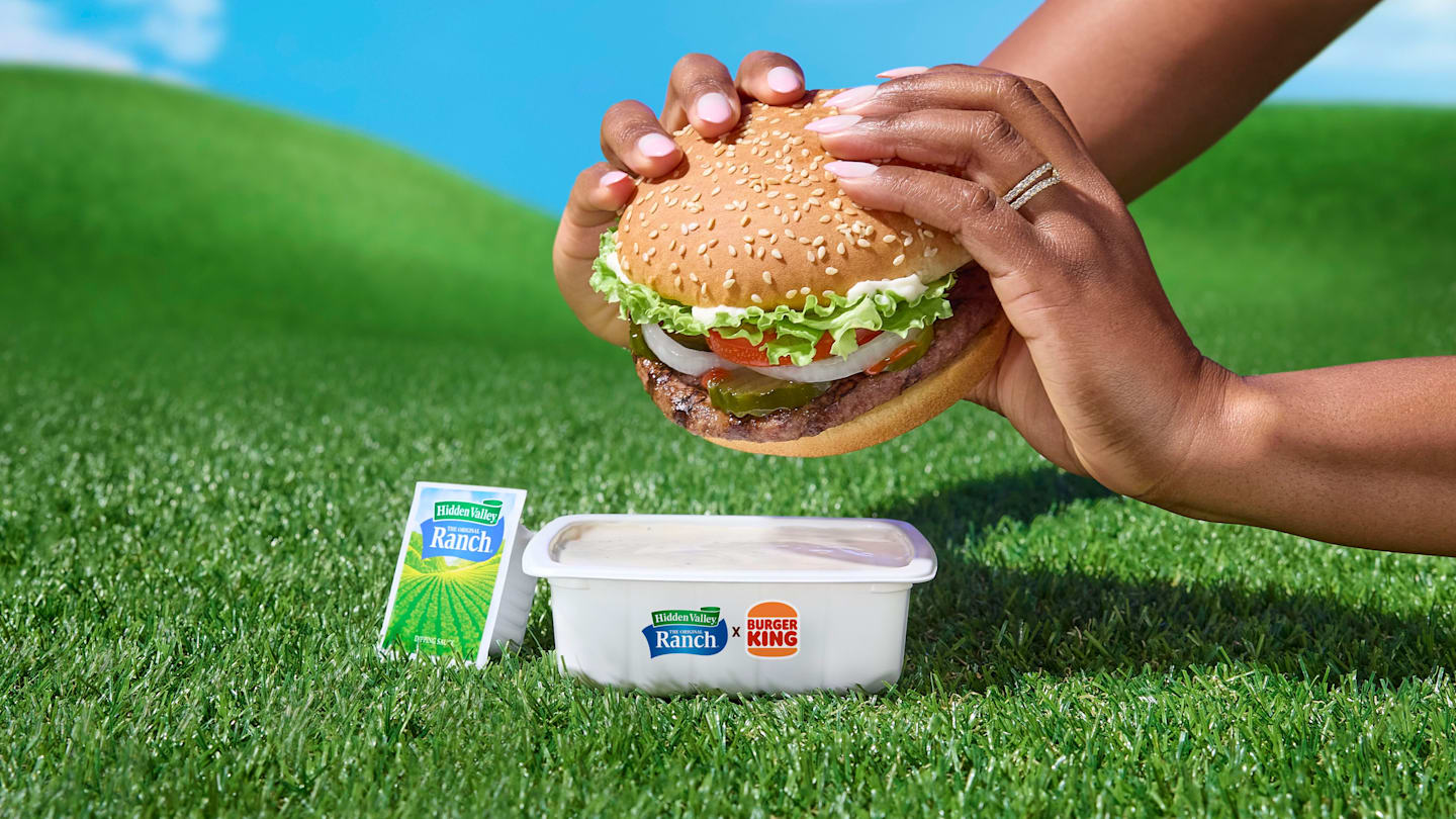Burger King and Hidden Valley Ranch offer the ultimate big dip cup