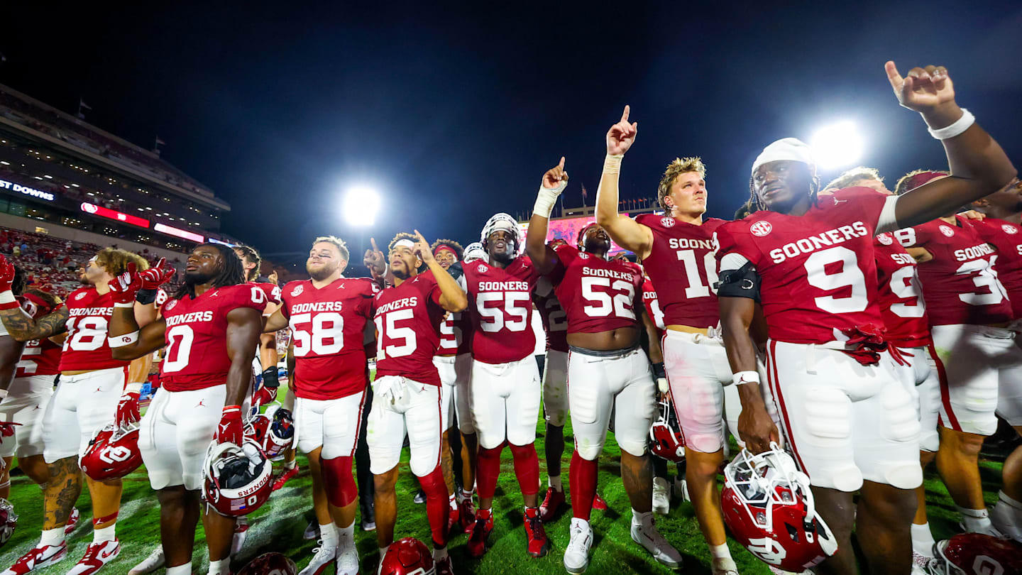 How will Week 1 results affect Oklahoma and others in top-25 rankings?