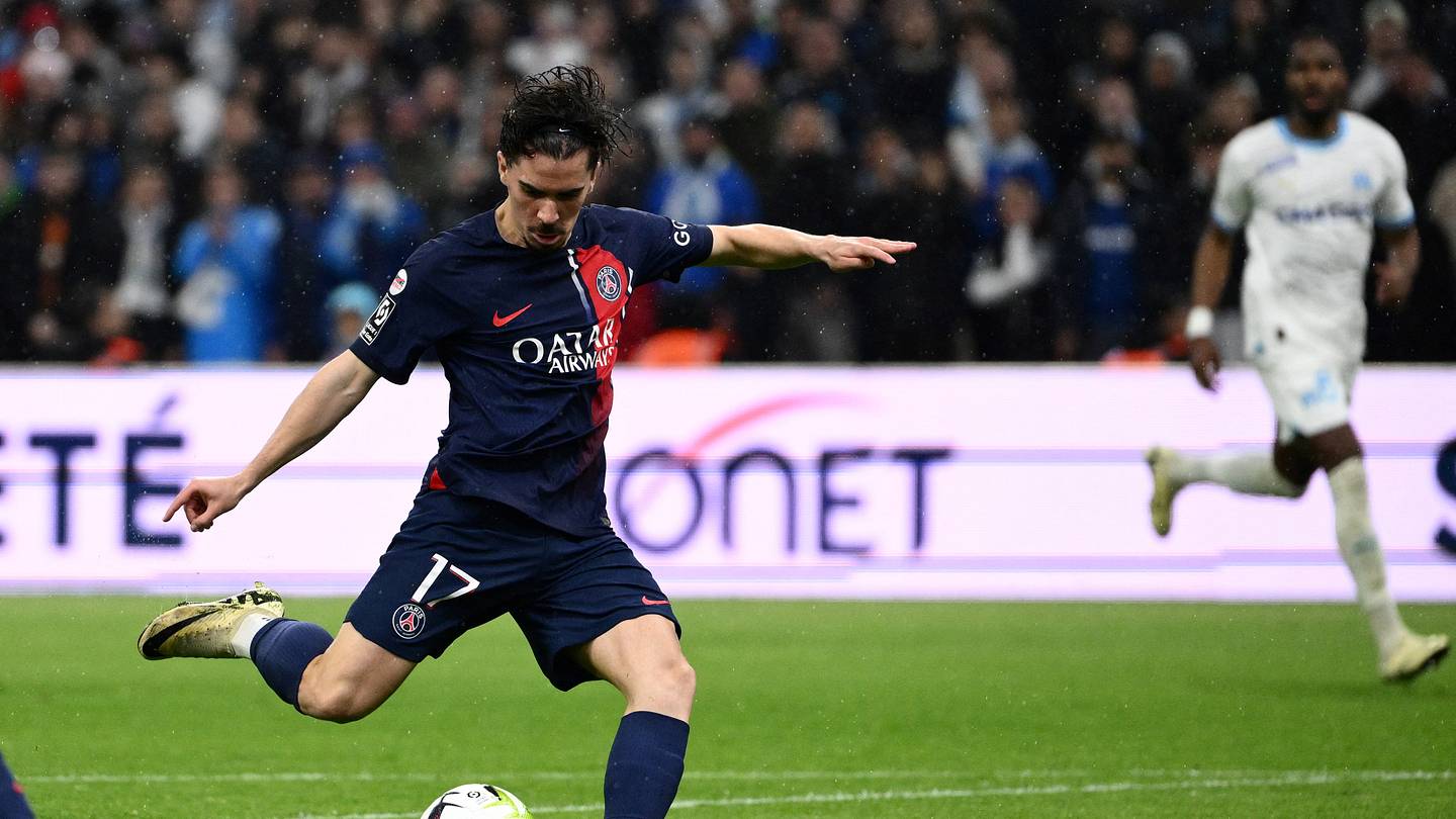 Vitinha conquered the Velodrome in PSG's victory against Marseille