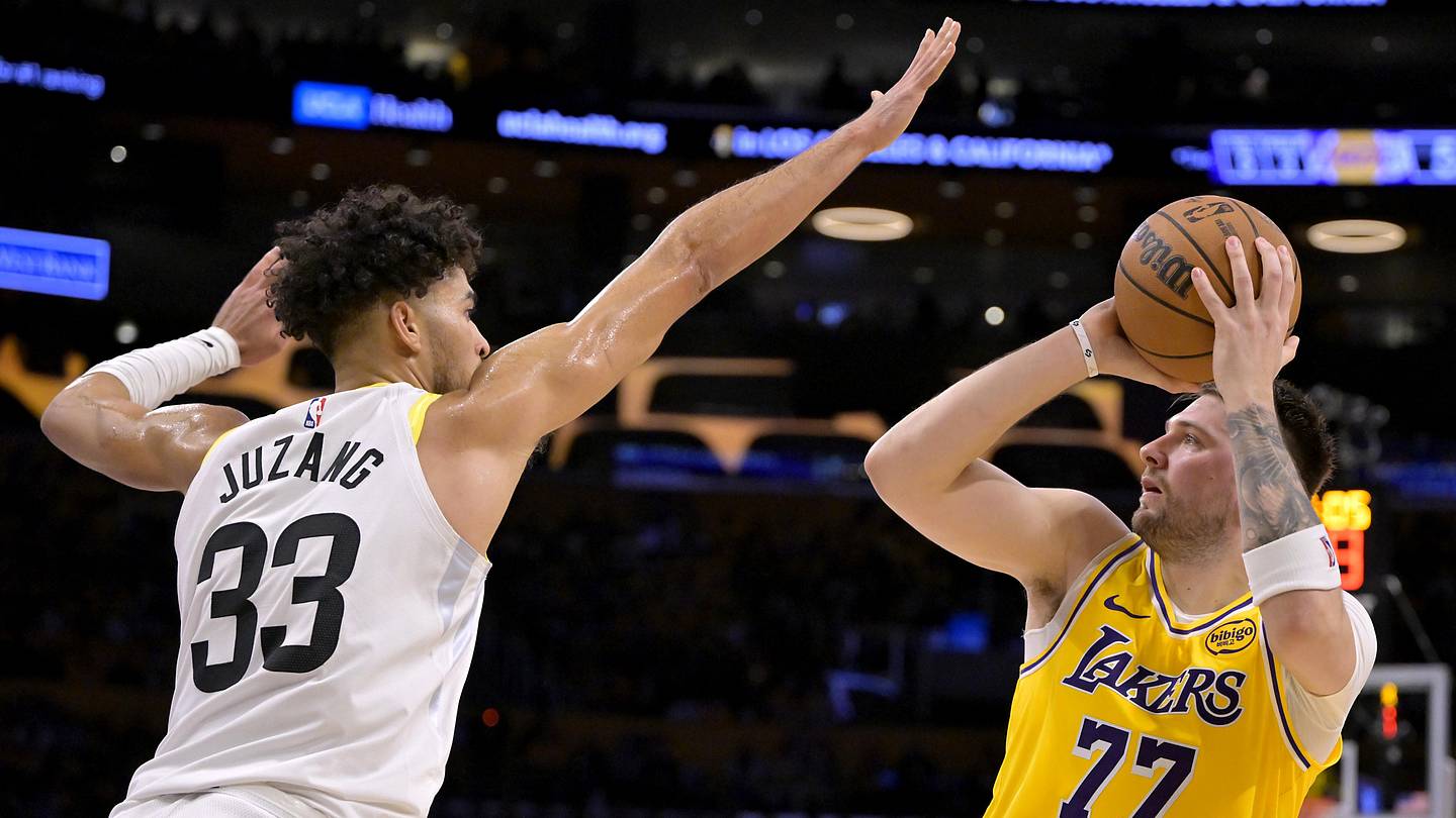 Lakers Beat Jazz, How Many Points Did Luka Doncic Score?