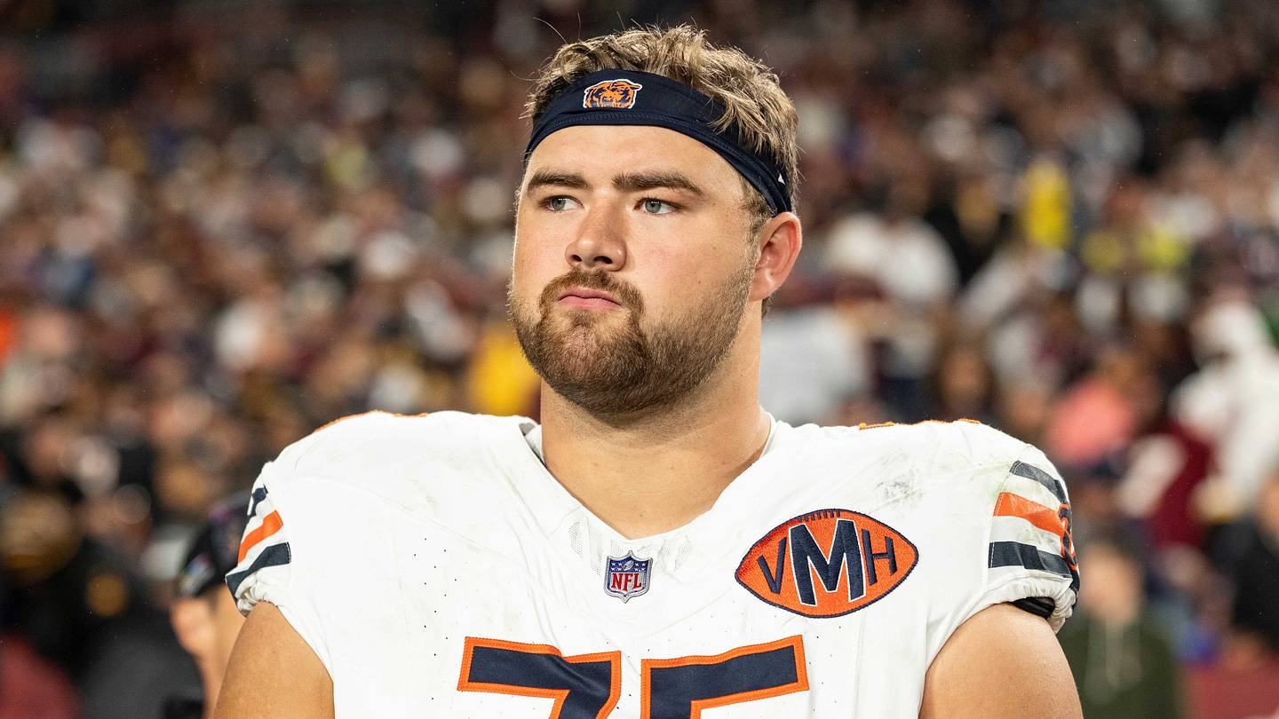 Ozzy Trapilo was clearly ready to step up when the Bears needed him most