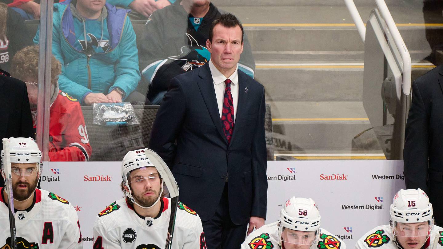 Do not expect Chicago Blackhawks GM Kyle Davidson to fire head coach ...