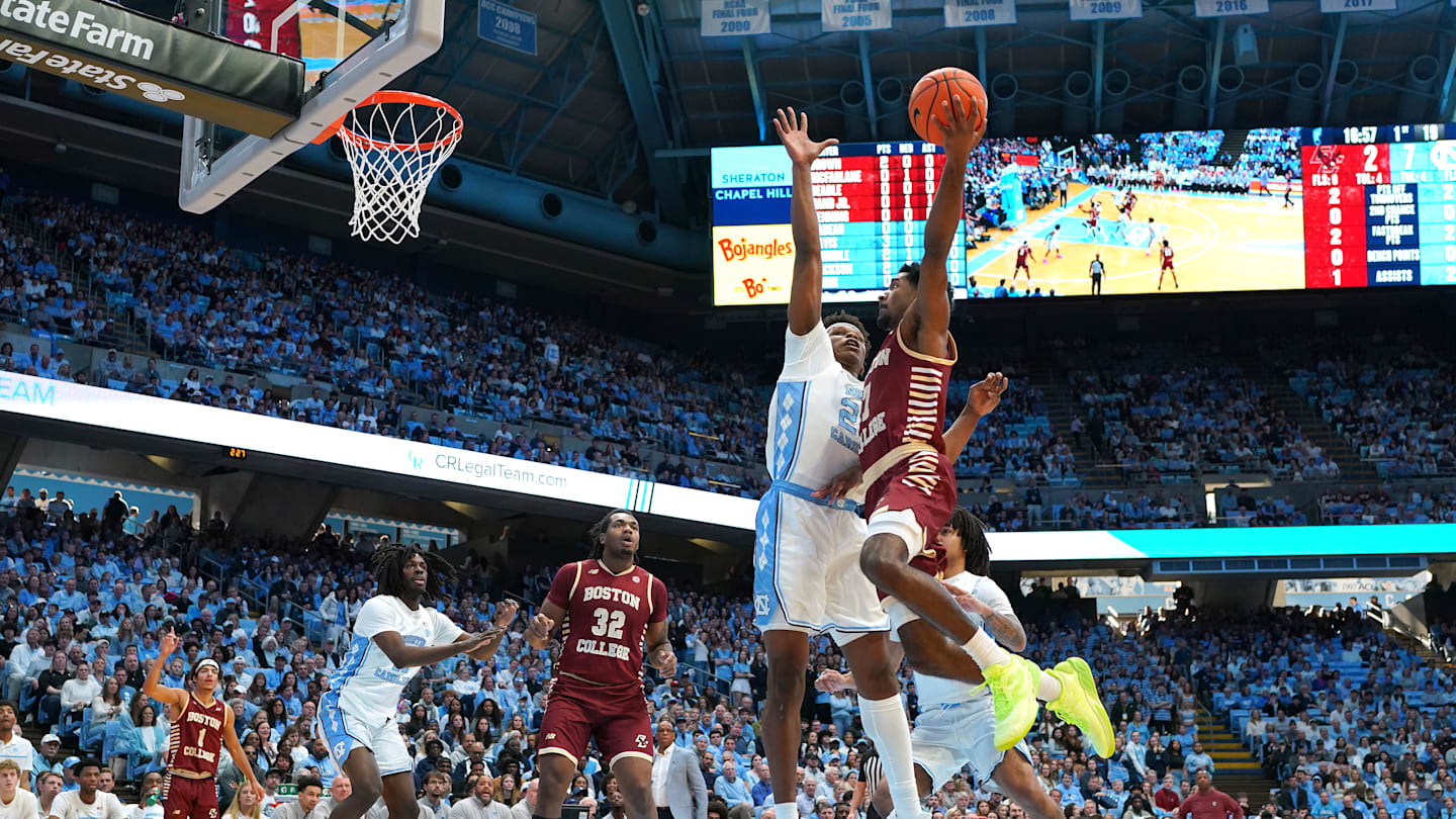 UNC basketball survives Boston College in overtime, ends two-game ...