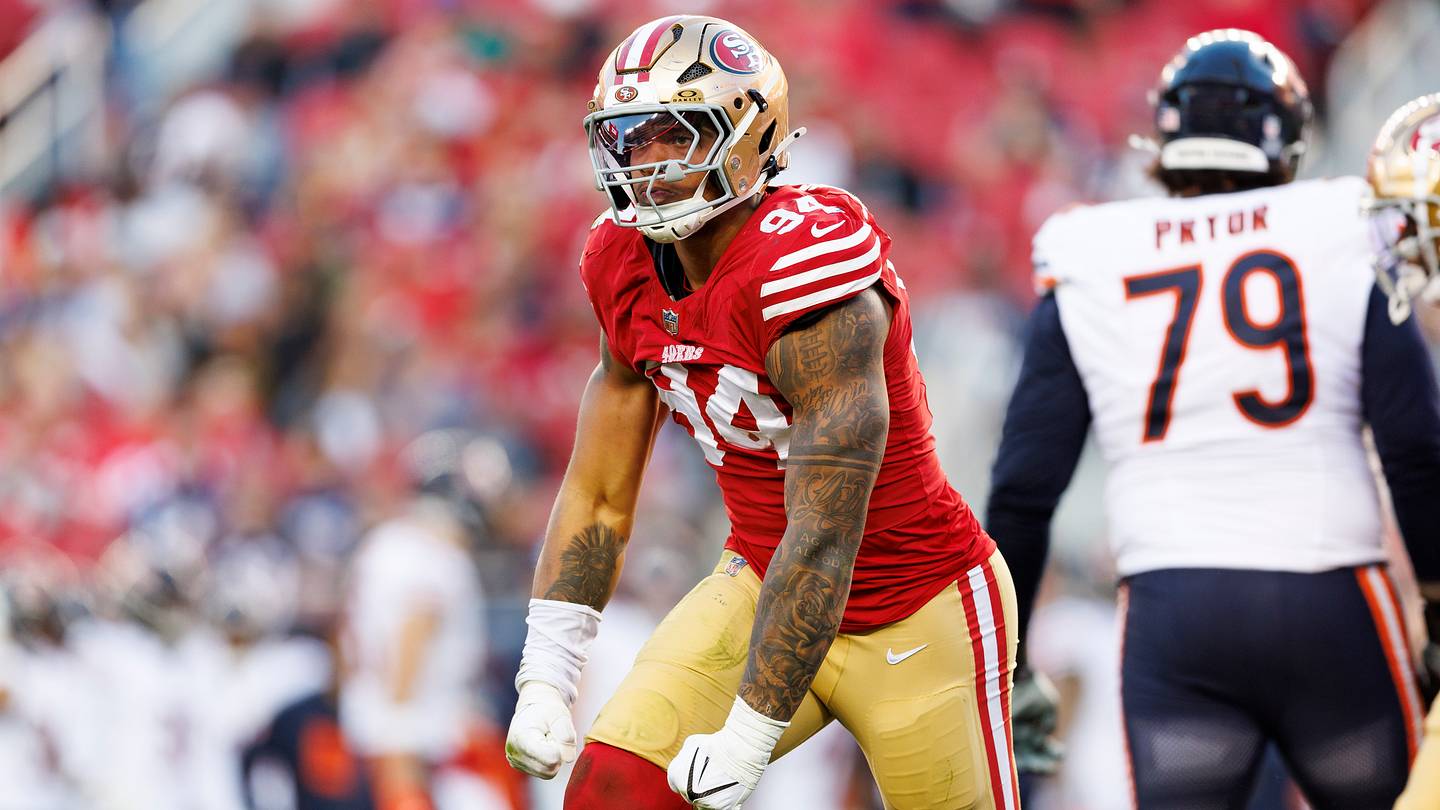 Yetur Gross-Matos was on fire in 49ers' Week 14 win over Bears