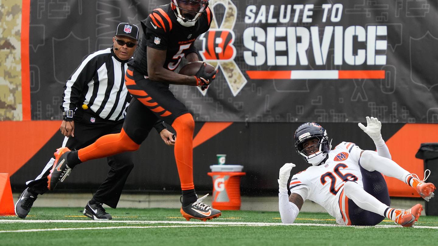 Tee Higgins Scores On Bengals First Drive Against Steelers