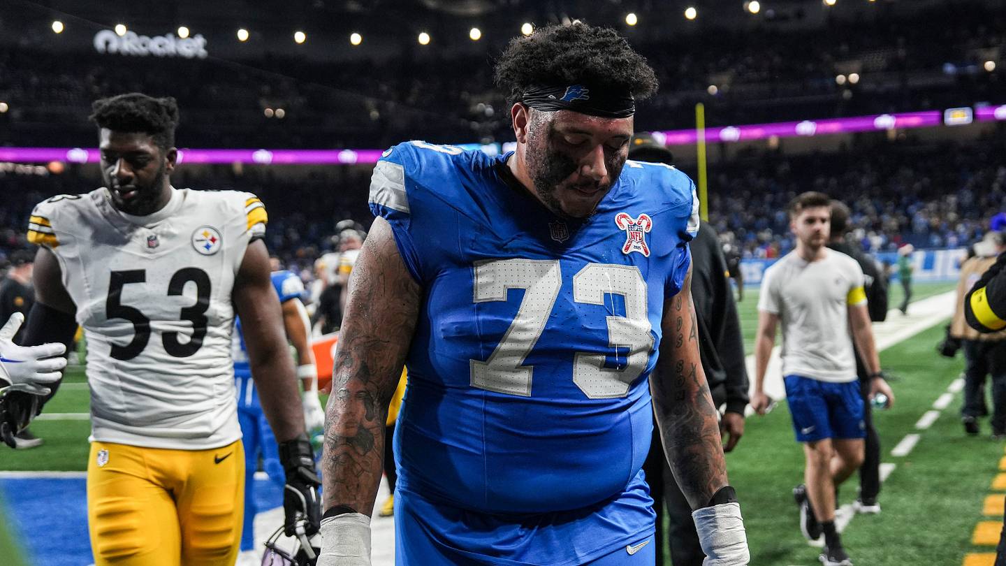 Christian Mahogany's starting job may be in danger after Dan Campbell's ...