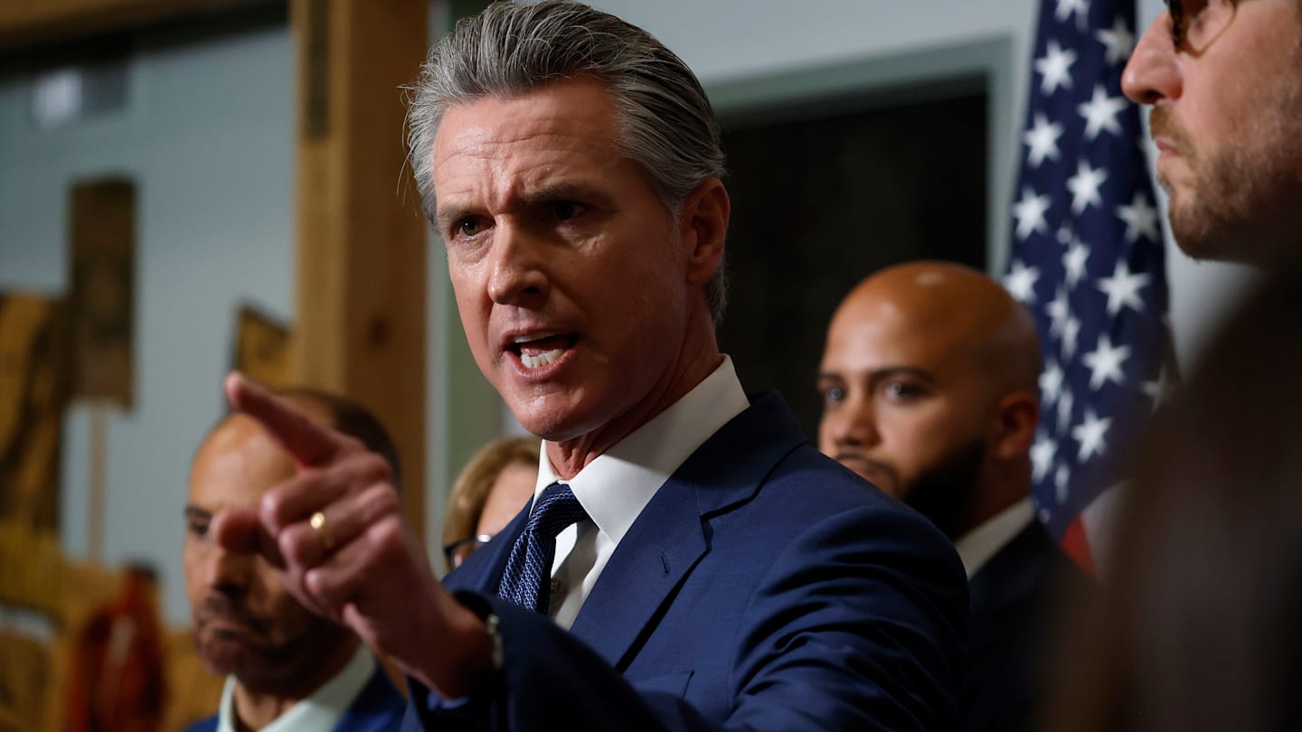 Gavin Newsom calls out the GOP after Jimmy Kimmel's suspension