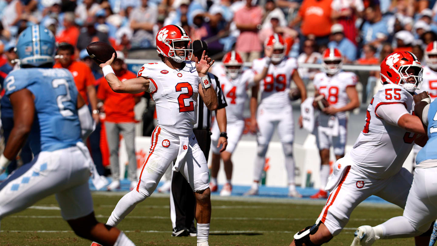 Clemson Report Card: Tigers ace test vs. UNC; Cade Klubnik, defense ...
