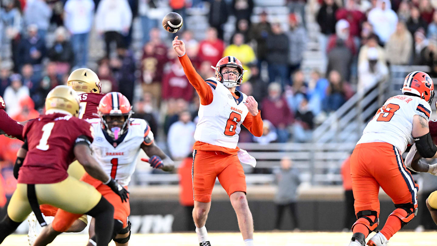 Syracuse Football: It's an honor to have record-setting QB Kyle McCord ...