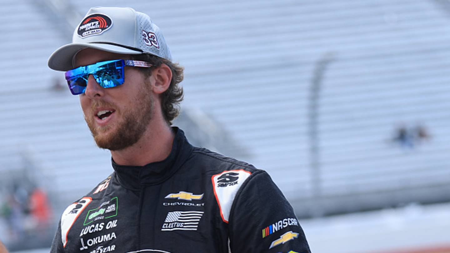 Cleetus McFarland RCR car out for Pocono NASCAR race