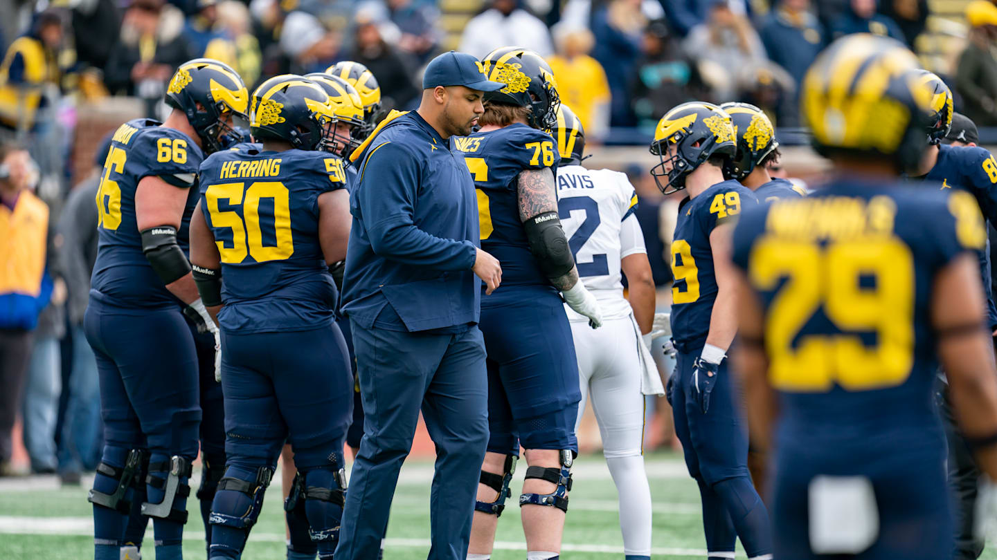 Michigan football offensive line in a good spot heading into 2025