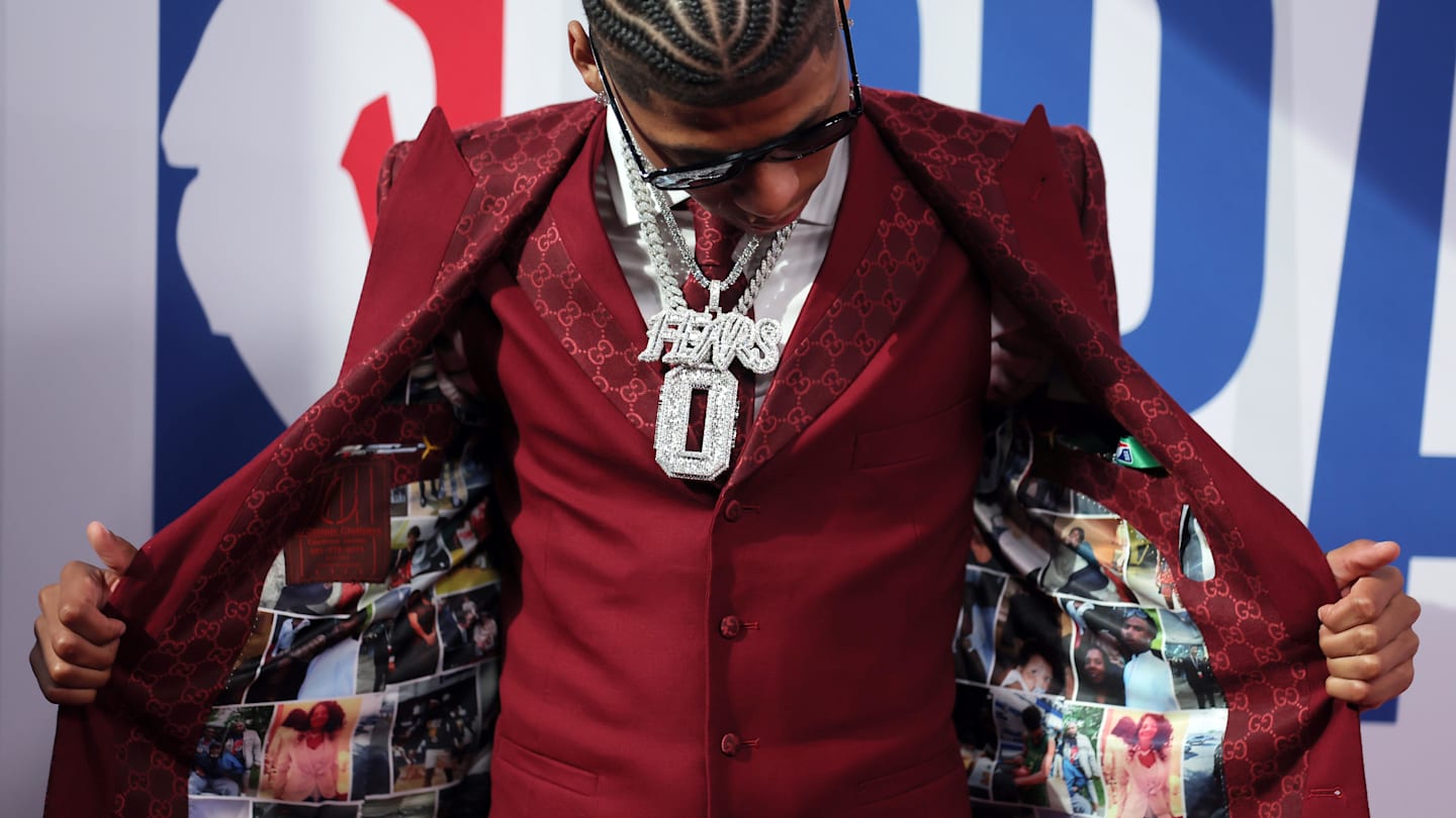 Jeremiah Fears still repping Oklahoma crimson on NBA Draft day