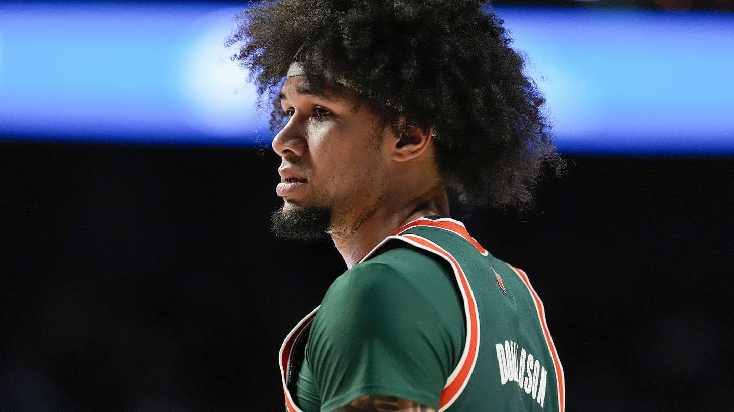 Miami's Tre Donaldson puts the Hurricanes on his back in win over ...