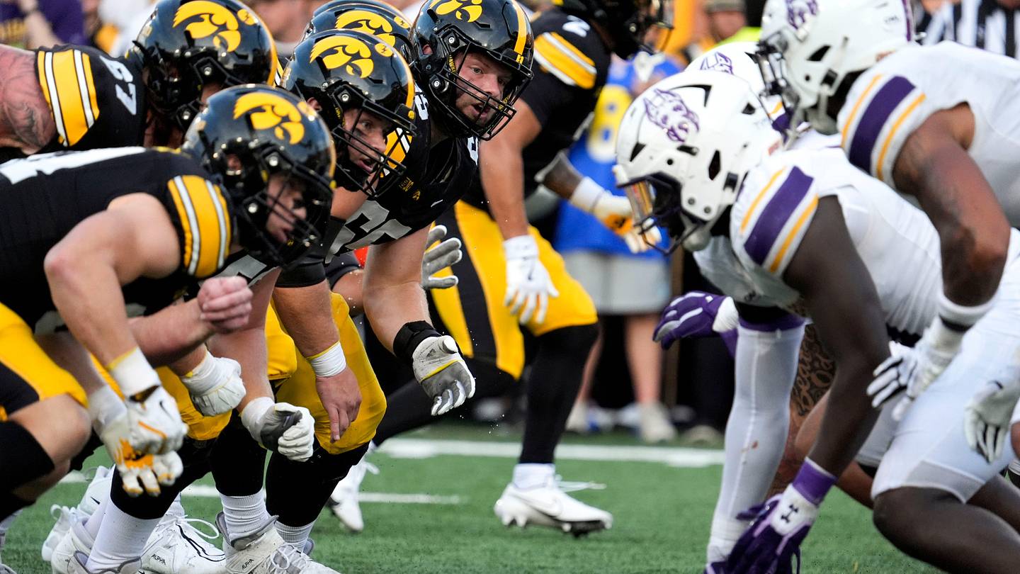 The Hawkeyes have the highest-graded offensive line unit in college ...